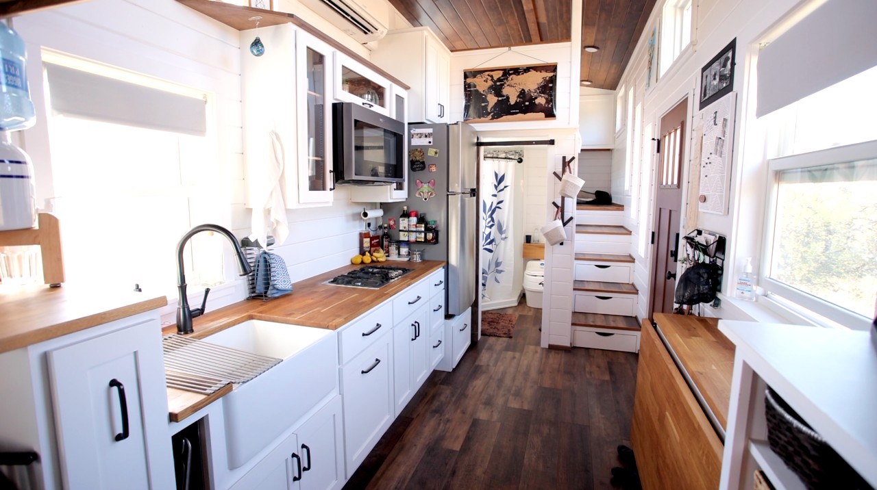 Tiny House Expedition - Woman Designs Dream Gooseneck Tiny Home
