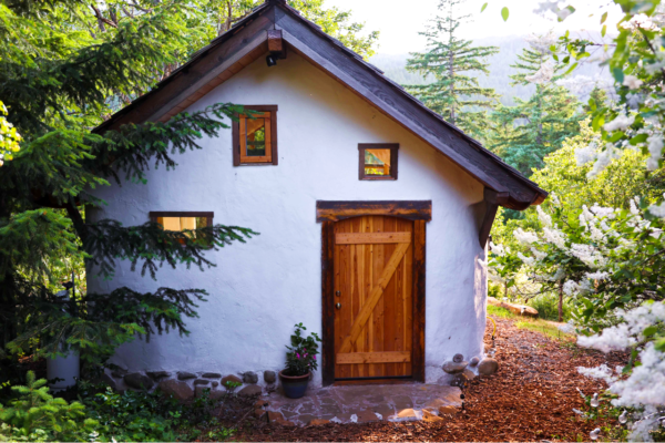 Tiny House Expedition - Magical Straw Bale Cottage & A-Frame Rentals