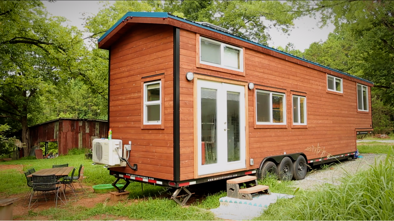 Tiny House Expedition - Lawyer's 41' Gooseneck Tiny Home in NEW Community