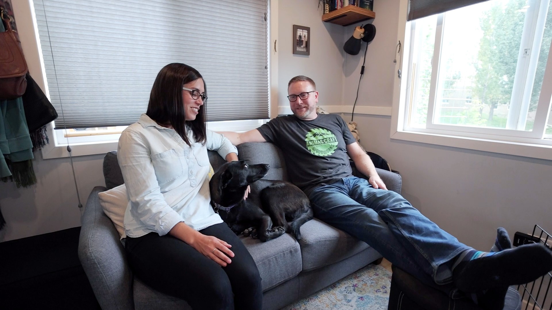 Tiny House Expedition - Split-Level Tiny House: Couple traveled with it ...