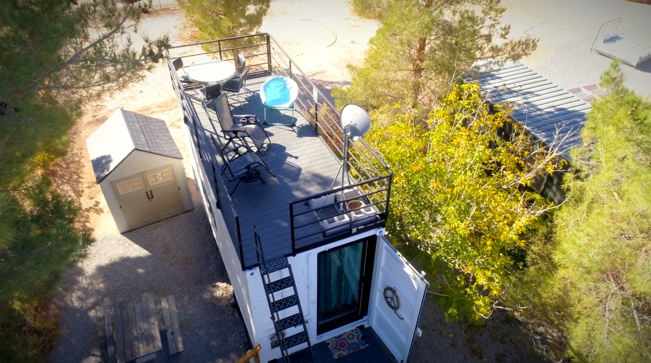 Tiny House Expedition - Retiree's Container Home on Wheels Life, a ...