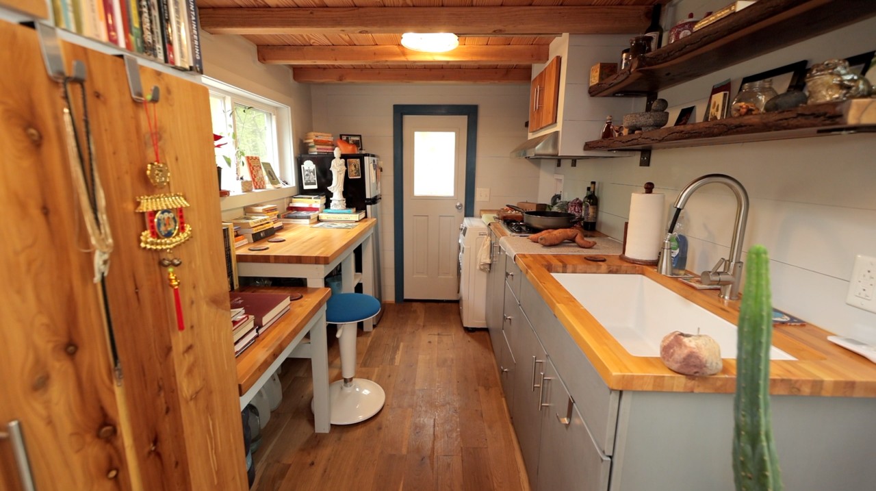 Tiny House Expedition - Newlywed Grad Students’ Book-Filled Tiny House
