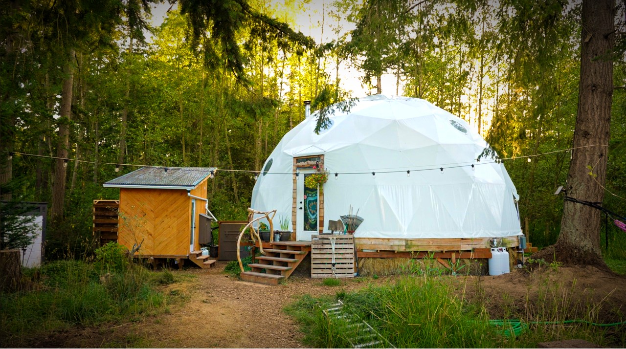 They Built a Small Dome Home from a Kit - Tiny House Blog