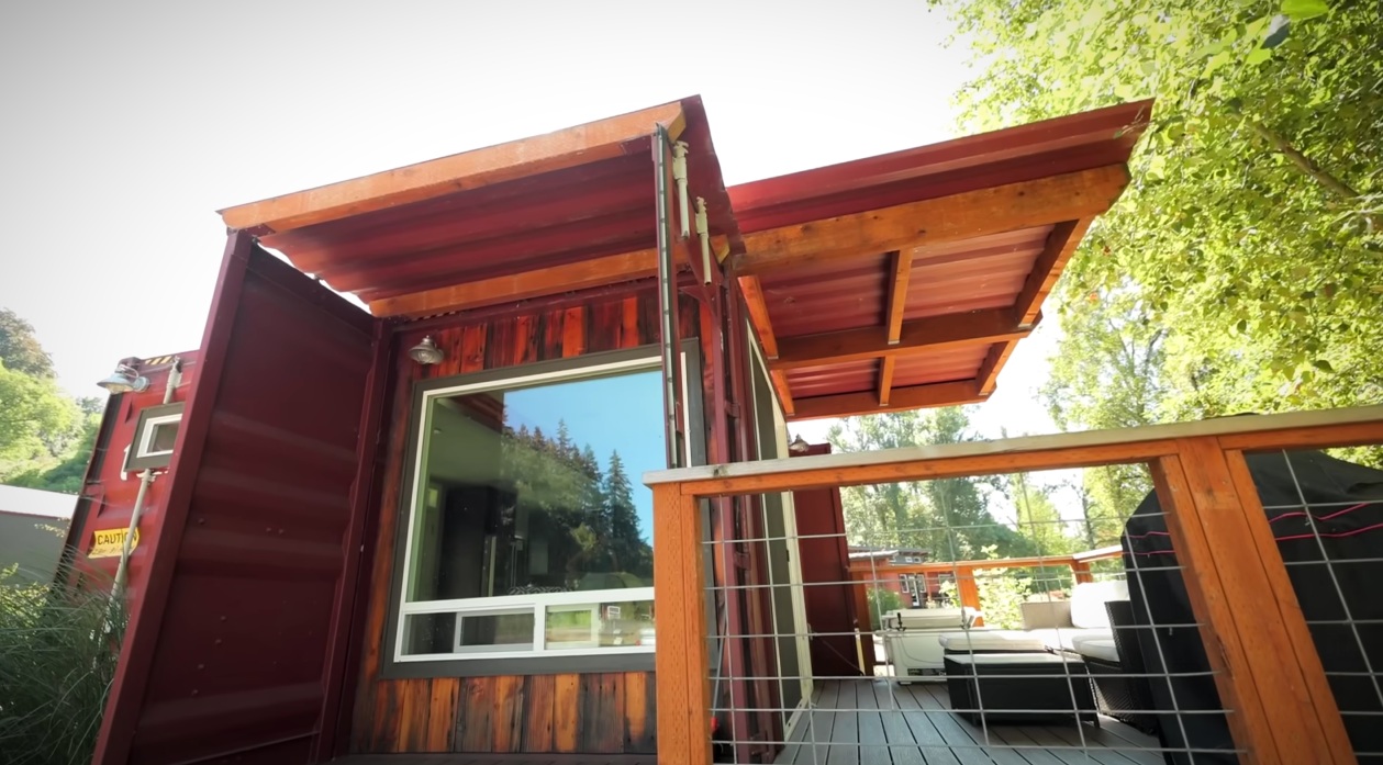 Tiny House Expedition - Impressive Small Container Home built with 2 ...