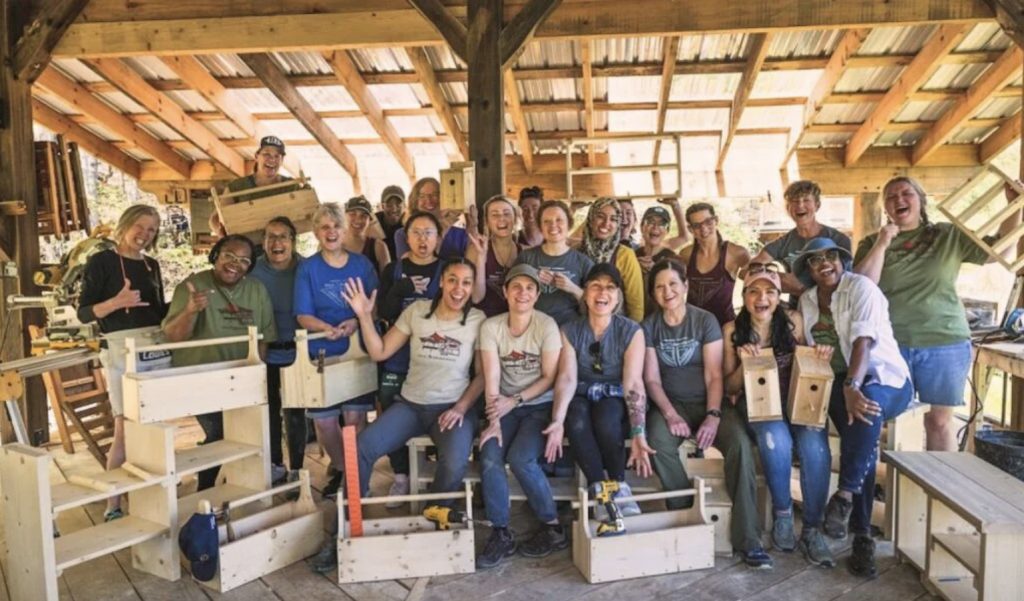 Women's Basic Carpentry - July 2024 - Tiny House Expedition