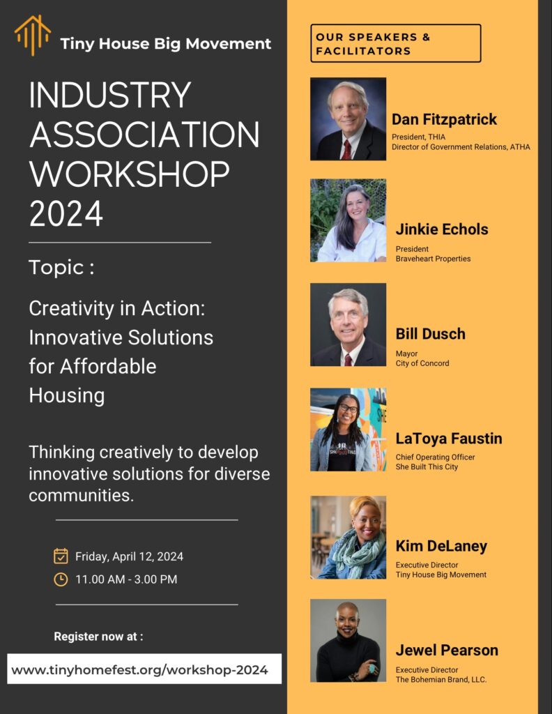 Tiny Home Industry Association Workshop 2024 - Tiny House Expedition